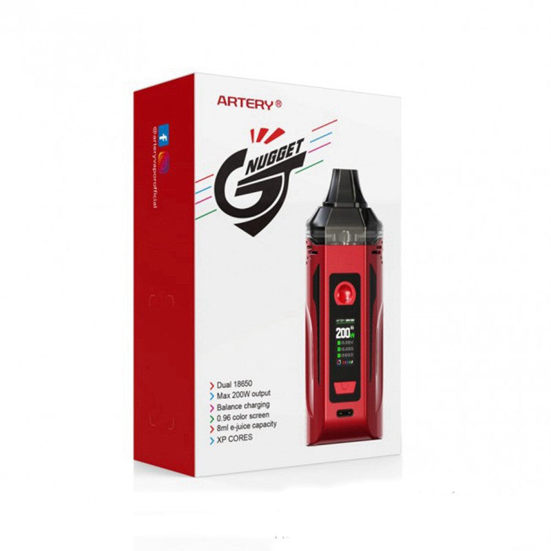 Artery Nugget GT Dual 18650 Pod Mod Kit 200W in offerta | it.vapormo ...